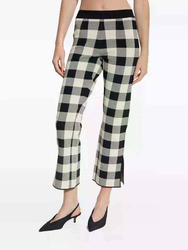 Posse Gingham Cropped Trousers