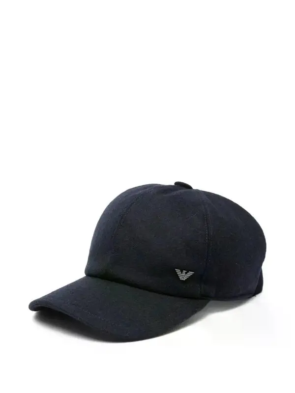 Emporio Armani Logo-plaque Baseball Cap - Blue