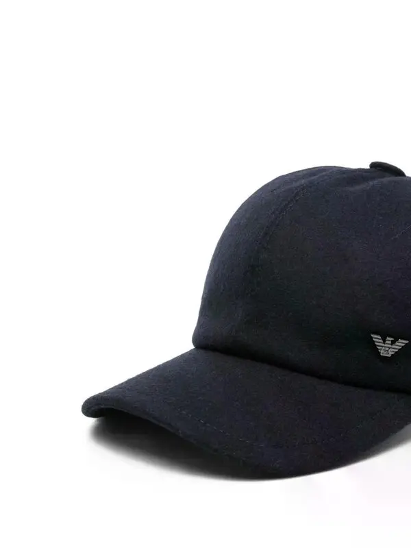 Emporio Armani Logo-plaque Baseball Cap - Blue