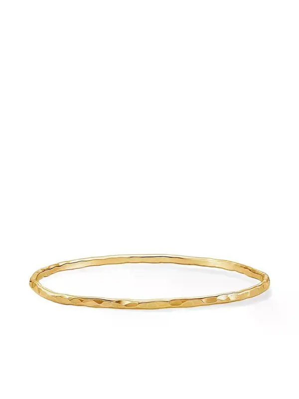 DOWER & HALL Hammered Nomad Bangle - Gold