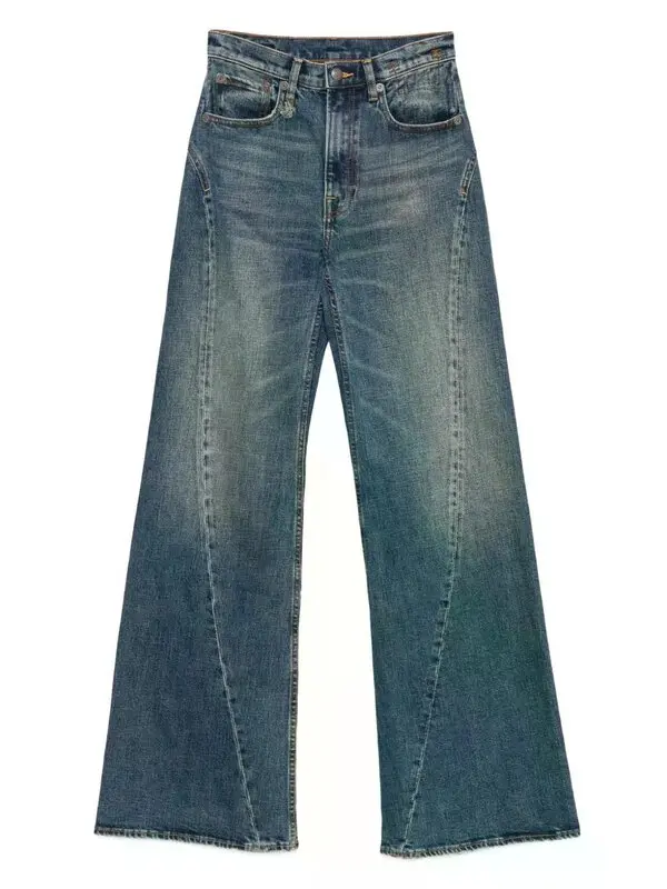 R13 Panelled Flared Jeans