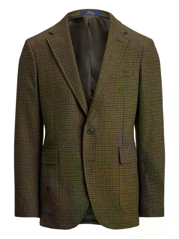 Polo Ralph Lauren Houndstooth Single-breasted Blazer
