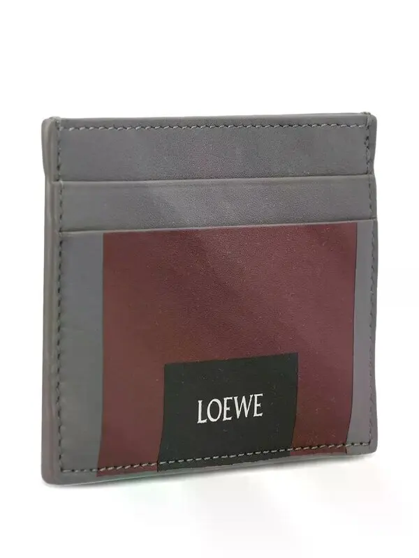 Loewe Colour-block Leather Cardholder
