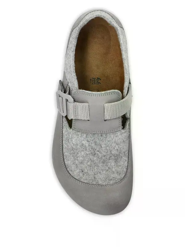BIRKENSTOCK London Nova Buckle-strap Loafers - Grey