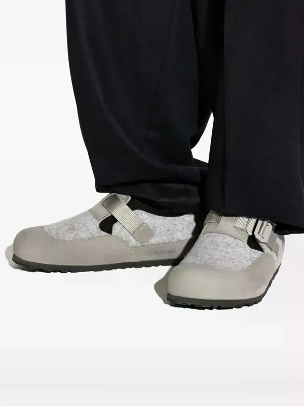 BIRKENSTOCK London Nova Buckle-strap Loafers - Grey