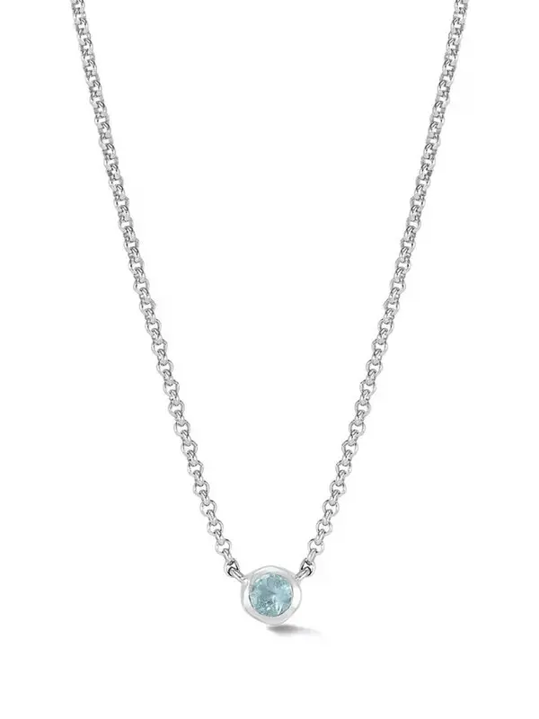 DOWER & HALL Dewdrop Pendant Necklace - Silver