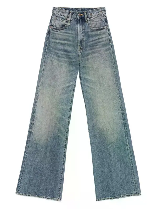 R13 Mid-wash Five-pocket Jeans