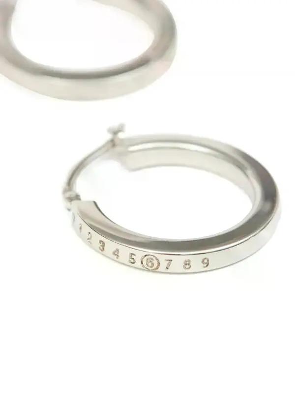 MAISON MARGIELA Numeric Hoop Earrings