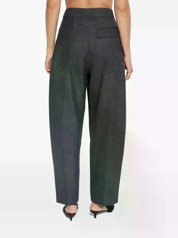 Studio Nicholson Pleated Tapered Wool Trousers