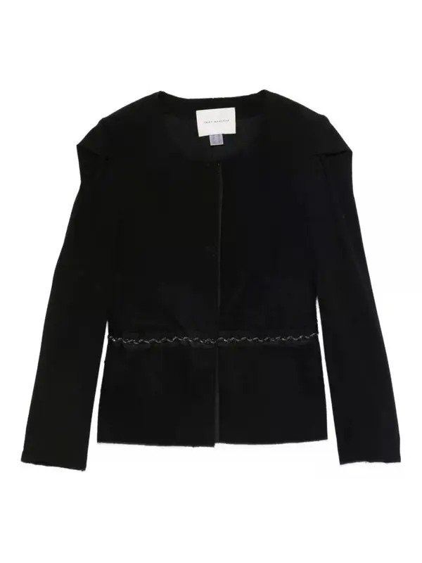 GEMY MAALOUF Embellished Puff-sleeve Jacket