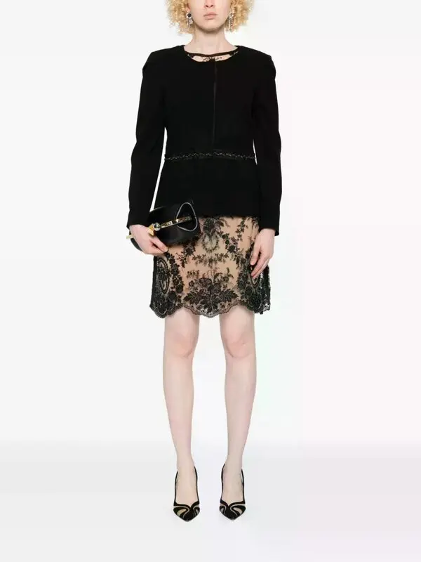 GEMY MAALOUF Embellished Puff-sleeve Jacket