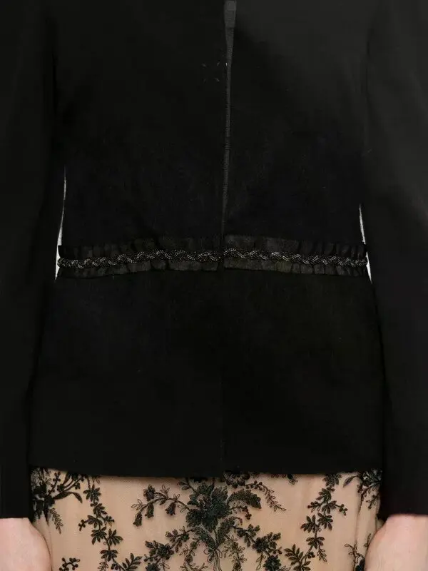 GEMY MAALOUF Embellished Puff-sleeve Jacket