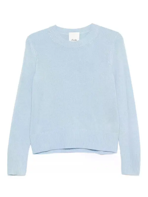 ALLUDE Crew-neck Cashmere Sweater