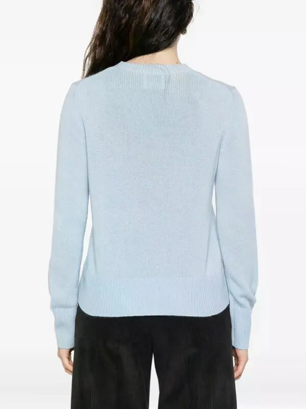 ALLUDE Crew-neck Cashmere Sweater