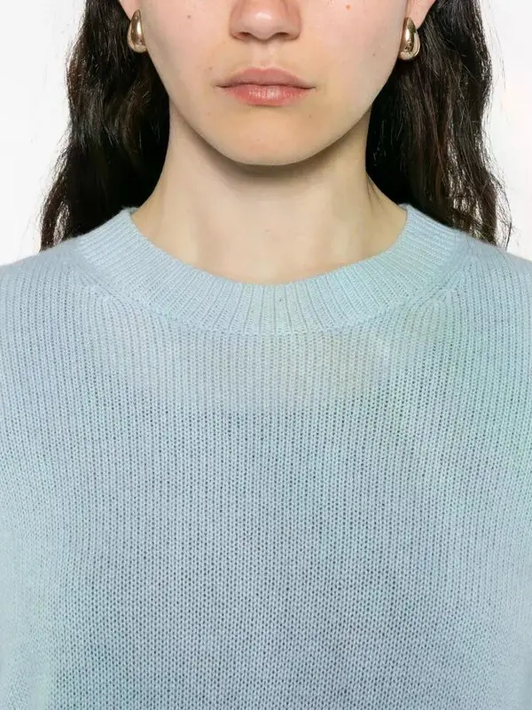 ALLUDE Crew-neck Cashmere Sweater