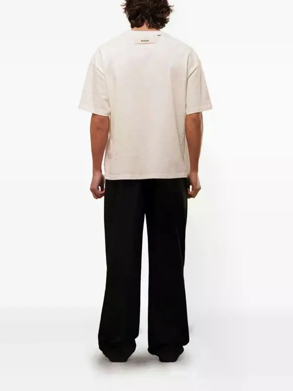 ROUGH. Logo-print T-shirt