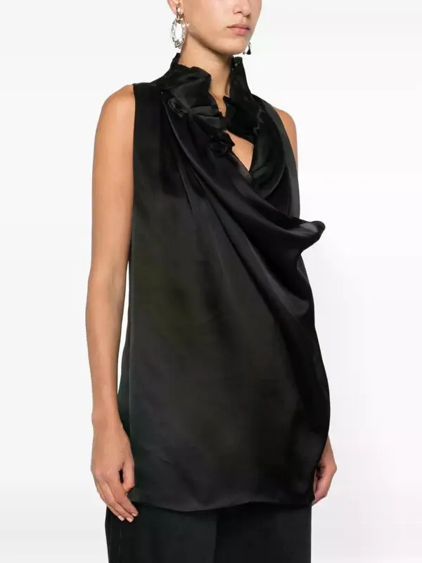 Khaite Meegan Sleeveless Top - Black