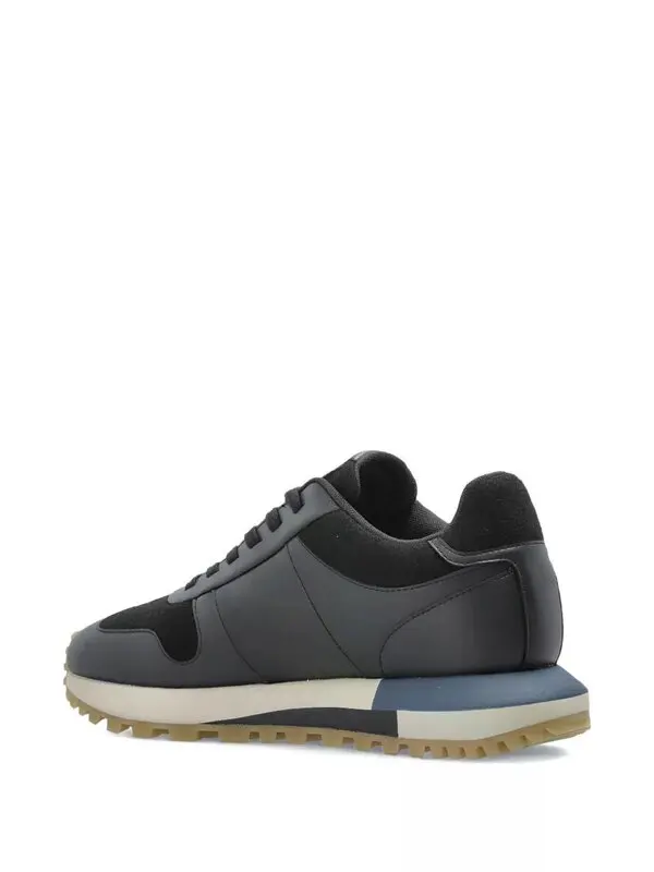 Emporio Armani Leather Panelled Sneakers