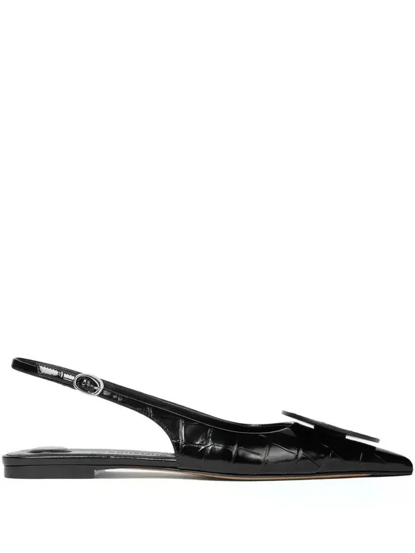 Jacquemus Duelo Leather Flat Pumps