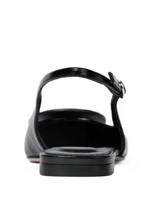Jacquemus Duelo Leather Flat Pumps