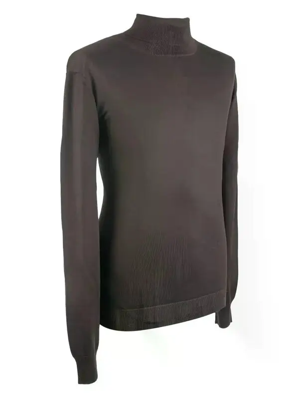 GIUUNO Turtleneck Wool Sweater - Grey
