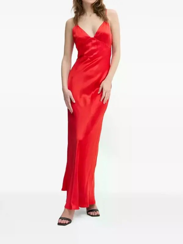 Bardot Bias-cut Slip Dress