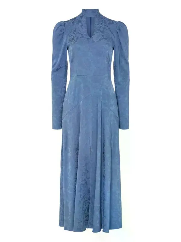 TEMPERLEY LONDON Madame Split Floral-pattern Dress