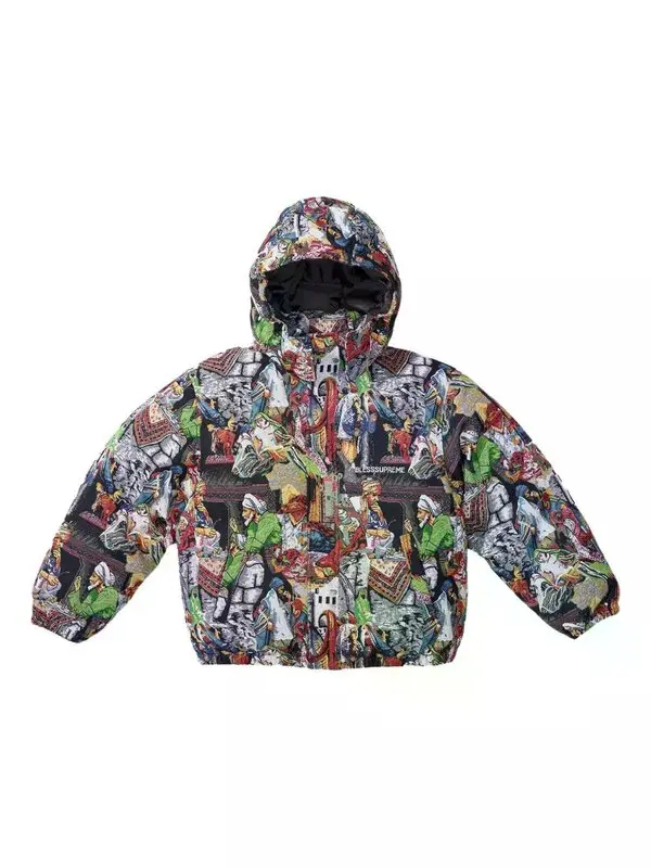 Supreme Tapestry Puffer Jacket