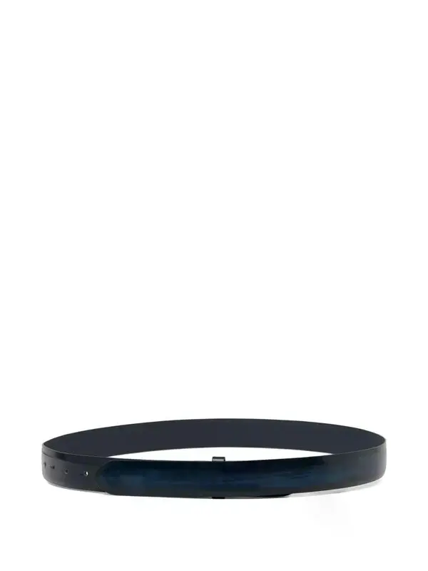 Marsèll Contorno Leather Belt - Black