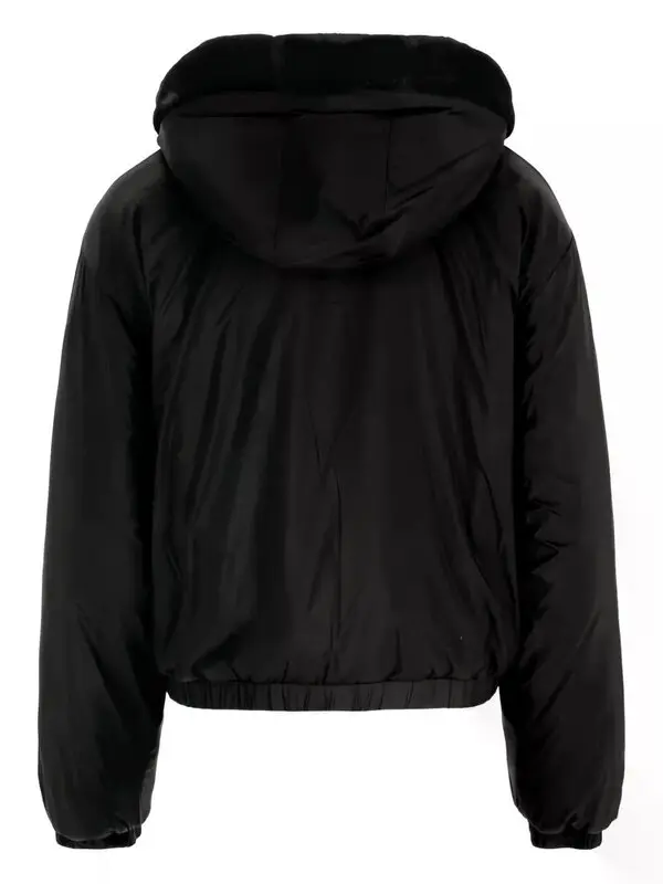Moose Knuckles Hooded Zip-front Bomber Jacket