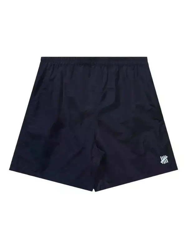UNDEFEATED Logo-embroidered Swim Shorts - Blue