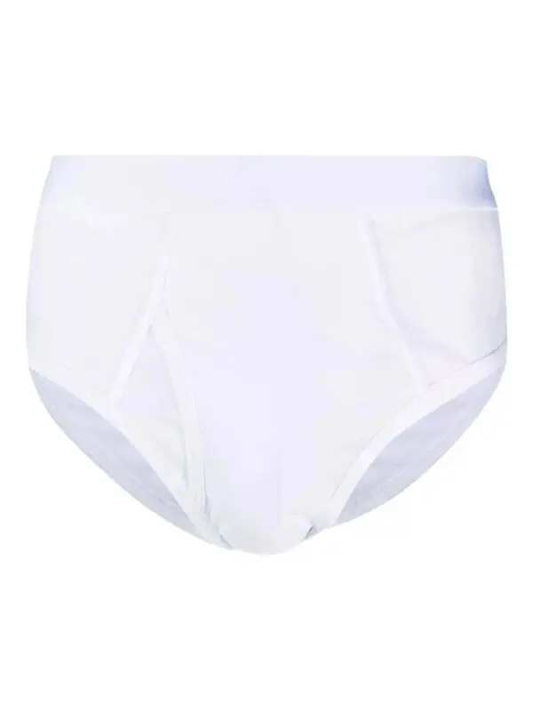 Comme Des Garçons Cotton Briefs - White