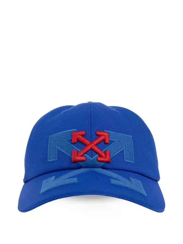 Off-White Logo-patch Baseball Cap - Blue