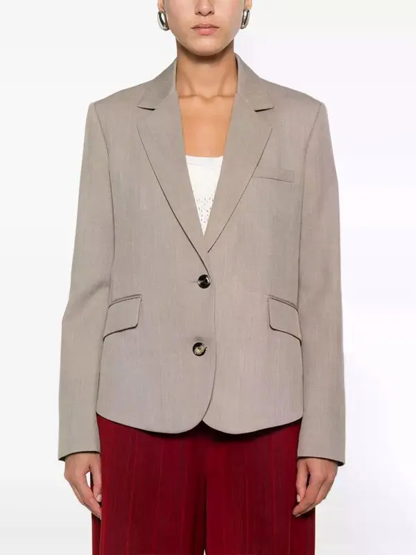 Loewe Single-breasted Wool Blazer