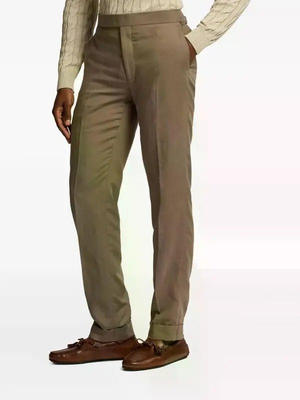 Ralph Lauren Purple Label Cuffed-detail Trousers