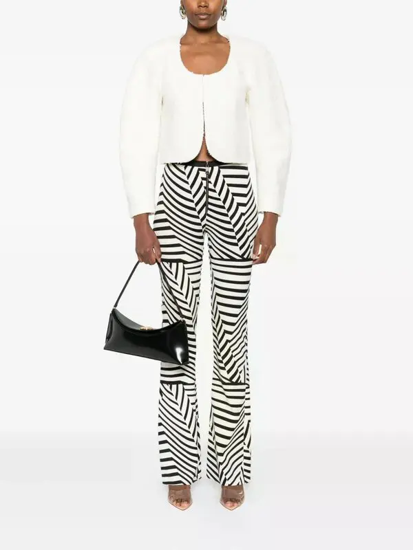 GEMY MAALOUF Stripe-pattern Trousers