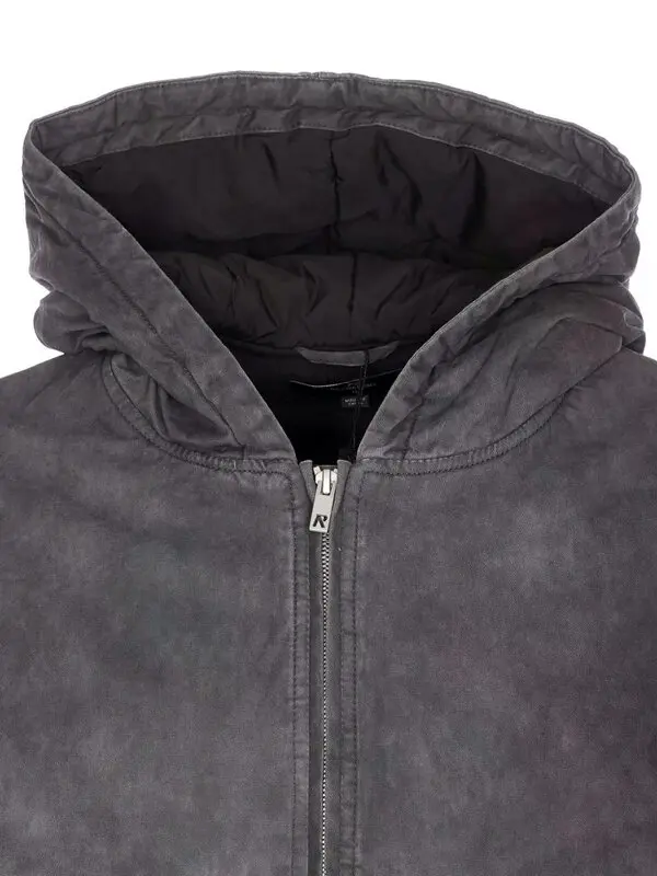 REPRESENT Hooded Bomber Jacket - Grey