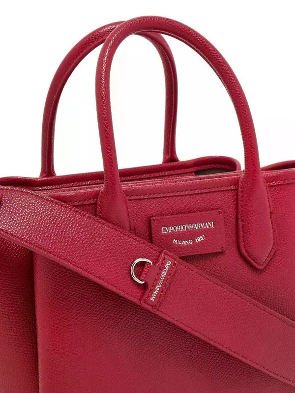 Emporio Armani Top-handle Leather Satchel