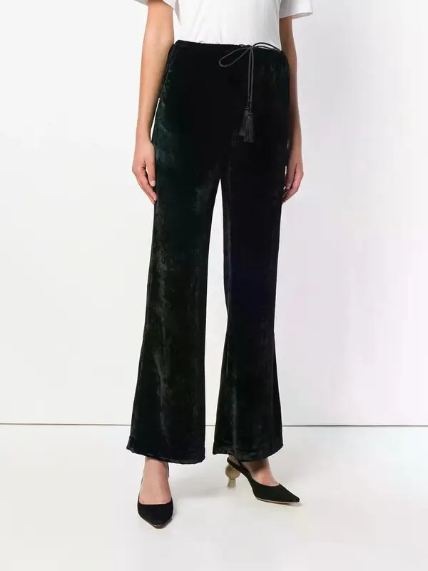 Etro Flared Trousers With Drawstring