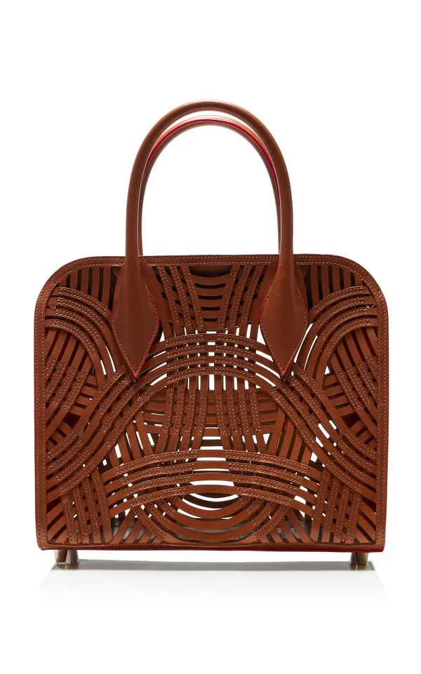 CHRISTIAN LOUBOUTIN Eloise Medium Leather Cutout Tote