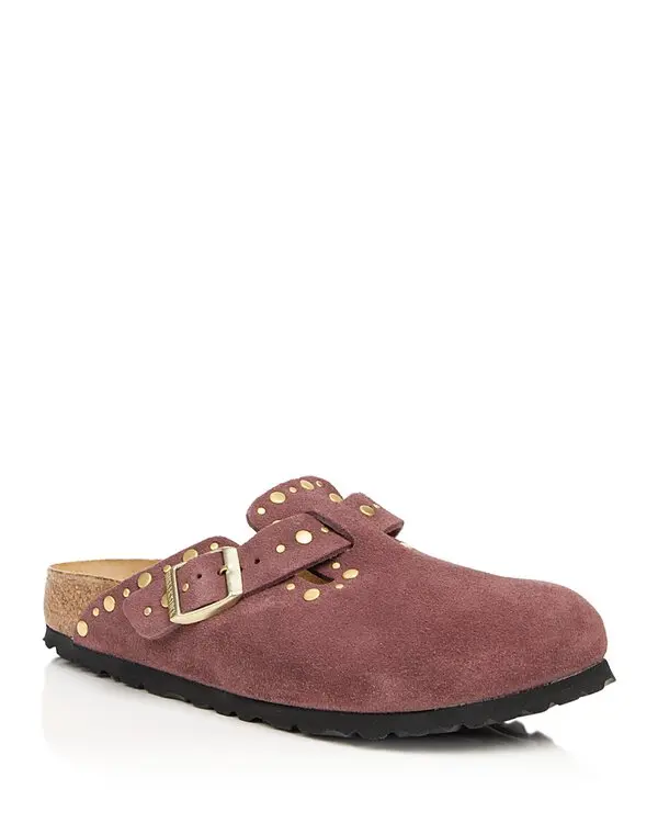 BIRKENSTOCK Boston Rivet Clogs - Pepper