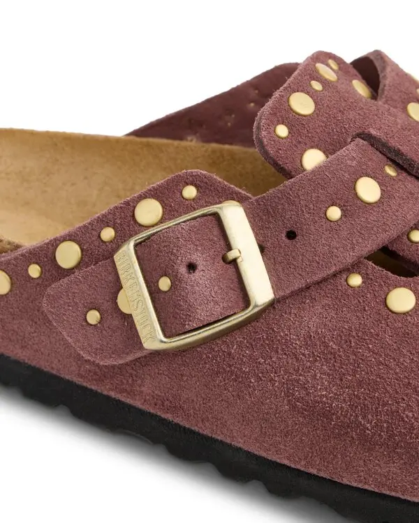 BIRKENSTOCK Boston Rivet Clogs - Pepper