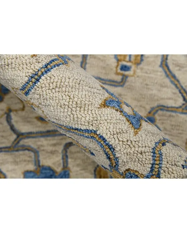 AMER RUGS Romania Pecos Area Rug, 9' X 13 - Blue