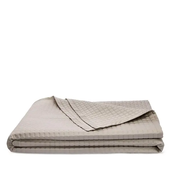 AMALIA HOME COLLECTION Vita Quilted Sateen Bedspread, Queen - Grey