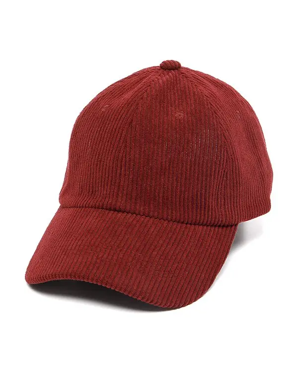 San Diego Hat Corduroy Ball Cap - Burgundy