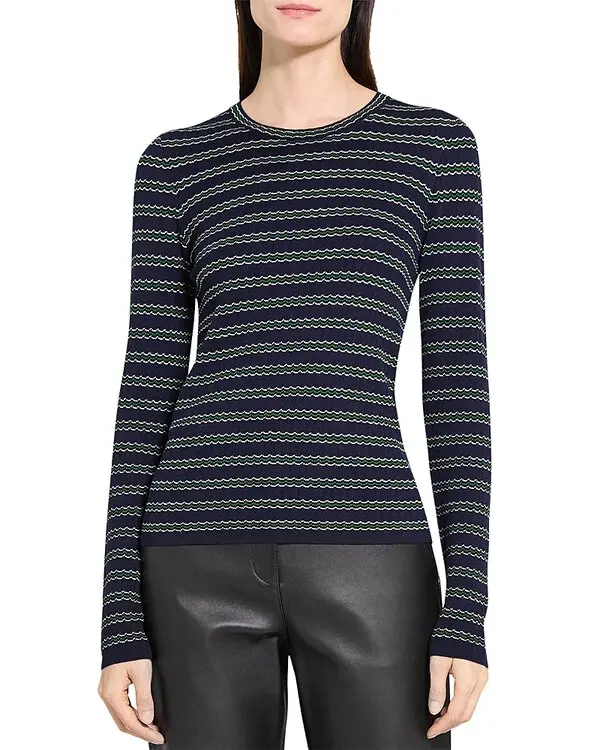 Theory Stripe Wool Top