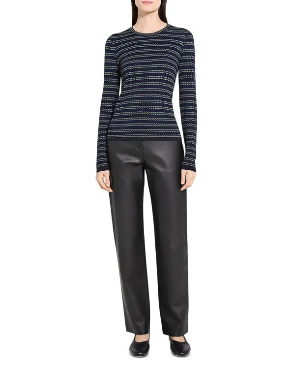Theory Stripe Wool Top