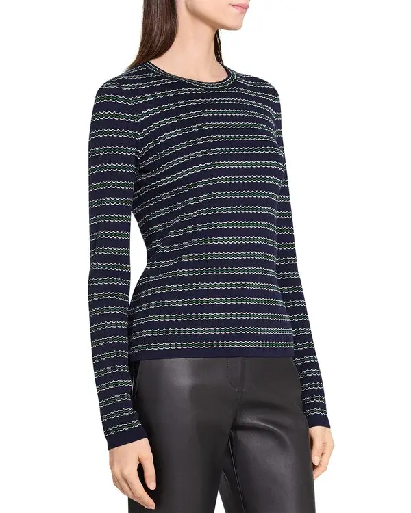 Theory Stripe Wool Top