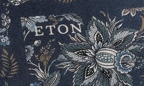 Eton Floral Silk Pocket Square