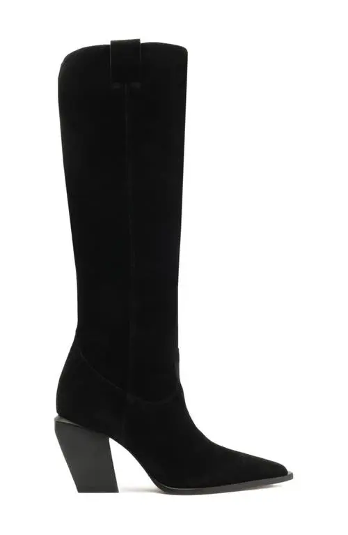 Schutz Maine Up Pointed Toe Boot - Black